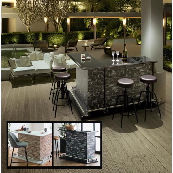 北海道 沖縄 離島は配達不可。ご自宅でもバースタイルをお楽しみいただけます。type100と120を並べてL字に組んで受付カウンターとして使う方もいらっしゃいます。ホワイト、ブラックの2色対応です。素材主材料天板エナメルハイグロスシート貼り...