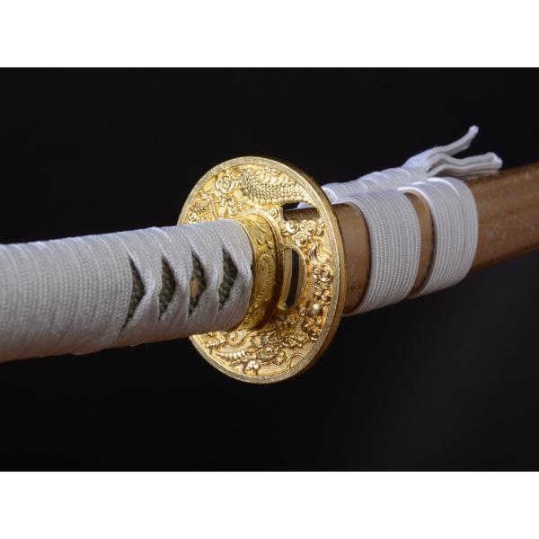 沖縄、離島へは配達できない商品です。刀49800円。刀+掛け台セット58800円。家康に献上されたと伝わる江戸幕府の名刀を再現した模造刀。正宗十哲に数えられる筑前国の刀工左文字が打った唯一現存する在銘の刀。板部岡江雪斎が自身の愛刀を家康に献...