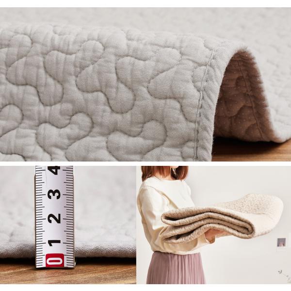 130x190cm。190x190cm。190x240cm。韓国発でSNSで人気のイブル。そんなイブルをもっと手軽に機能的に。裏面に滑り止め加工を施して登場。イブルとは韓国語で布団という意味を持つ言葉。表生地は綿100％で中綿入りのぽこぽこ...