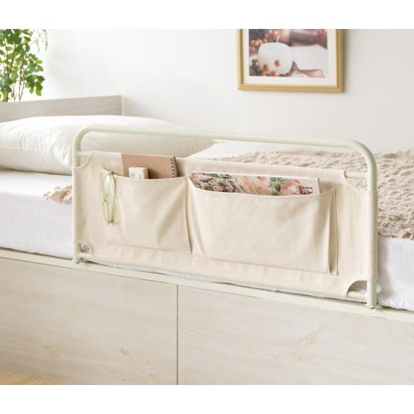 寝ている間に、ベッドから掛け布団が落ちていて寒さで目が覚めてしまった…ベッド周りに置きたいものが多い…そんなお悩みを解決できるのがこちらのベッドガード。マットレスの下に差しこむだけの簡単取り付けで、布団のズレ落ちを防止します。布製ポケットが...