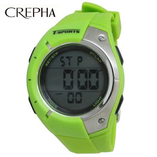 充実の150ラップ計測機能■カラー：GN■サイズ：幅45.0 × 高さ265.0 × 厚さ14.5mm■装着可能サイズ：165 〜 220mm■重量：55g■素材：バンド / ポリウレタンケース / ABS樹脂風防素材 / アクリル裏フタ ...