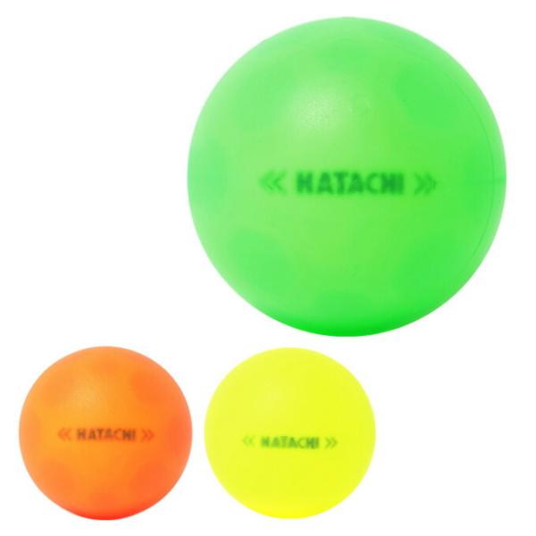 弾丸シュート!音でカラーで違いが分かる中実ボール。心地よい、高い打球音。50m先でも目立つカラー。高い転がり性能。プレイヤーが必要とするスペックを高次元で融合した中実ボール。■カラー：45イエロー、35グリーン、54オレンジ■サイズ：直径/...