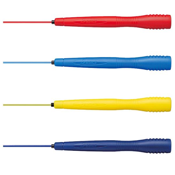 親指のポジションを誘導するFグリップ。寒冷地でもクセがつきにくく、手首のアクションを伝えやすいクリアーロープ。適度な伸びのある新素材ロープで優れた操作性を実現。回転子はロープの（L）調整が可能。ロープの回転性と高耐久性を実現しました。■カラ...