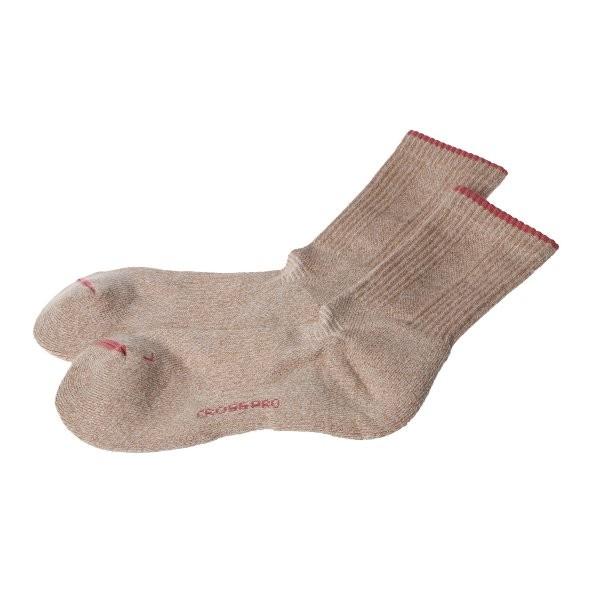 吸水速乾性に優れたドラロンを使用。■素材：綿、アクリル、ポリエステル、ポリウレタン、ナイロン■カラー：ピンク■サイズ：22.0cm〜24.0cm■生産国：日本製検索ワード：靴下 くつ下 ソックス 登山 アウトドア キャンプ トレッキング