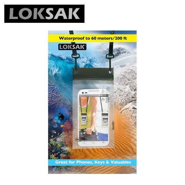 ネックストラップ付き防水ケース。