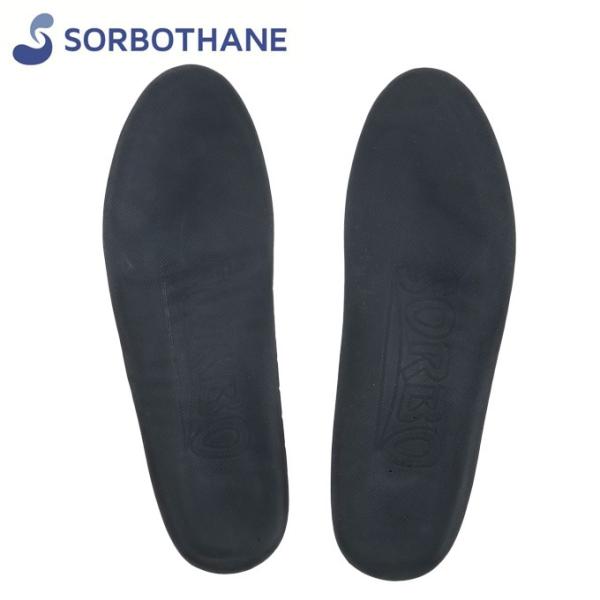 サッカー、ラグビー、野球などのスパイク競技用、衝撃吸収中敷 ( ソルボ ) です。■カラー：BK■サイズ：22.0-23.0、23.5-24.5、25.0-26.0、26.5-27.5、28.0-29.0 ( cm )■素材：本体/ポリウレ...