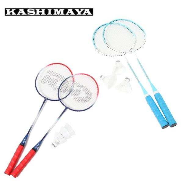 ■カラー：BL、BL/RD■セット内容：ラケット2本、シャトル3個■素材：ラケット/スチール、シャトル/PE■原産国：中国検索ワード：バトミントンラケット バドミントン バトミントン ラケット