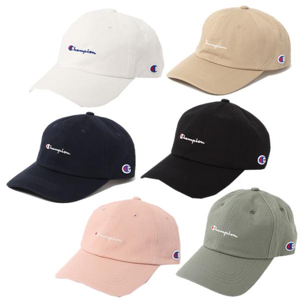 シンプルなデザインのチャンピオンのキャップ。ユニセックスなデザインでサイズ調節も可能なためどんな方でも使えます。■カラー：オフホワイト、ブラック、ネイビー、ベージュ、ピンク、ミント■サイズ：頭回り/57cm〜59cm、幅/20cm、奥行き/...