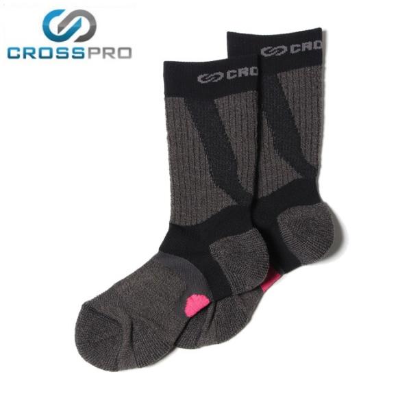 CROSSPRO(R)の脚力サポート。未来の脚のために。登山者の多くは「脚」に悩みを抱えています。クロスプロの脚力サポートは、脚に関する様々な悩みを解消し、すべての人々の脚本来のチカラ「脚力」を引き出します。■カラー：ブラック■サイズ：22...