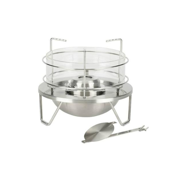 焚火のように火を眺め、その火で調理もできるアルコールストーブ。機能的な燃焼構造とバイオエタノールを燃料に使用することで、従来のアルコールストーブにはなかった【美しい炎の鑑賞×その火での調理】を可能にした火焔ストーブ サカン。■サイズ：使用時...