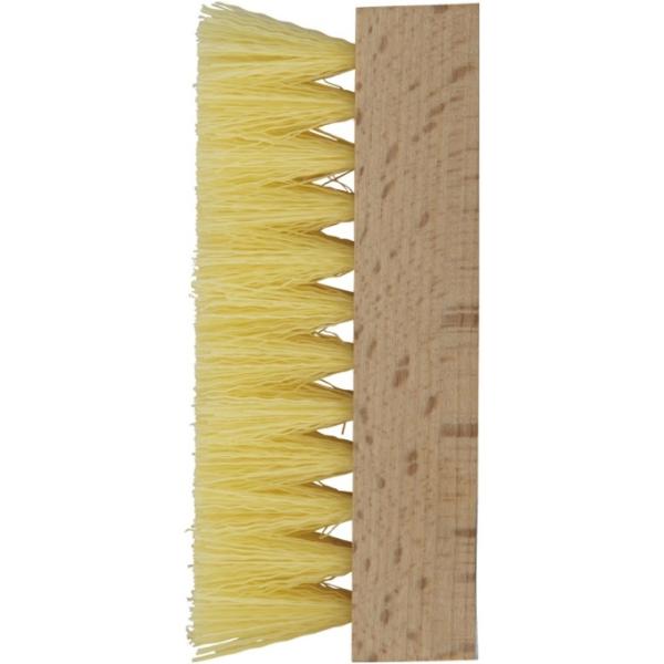 しつこい汚れをより効果的に落とせるブラシ。ソール底面やミッドソールの汚れ落としにも最適。軽くて、握りやすい木製グリップ採用。■素材：毛/ポリプロピレン持ち手/木■特長：・汚れ落とし・ブラッシング■原産国：中国検索ワード：手入れ サッカー フ...