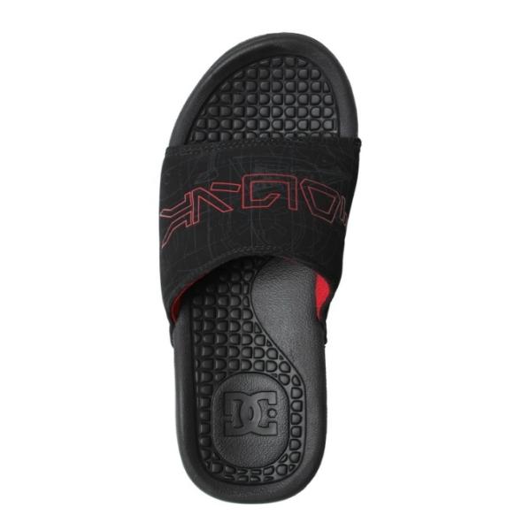 銀河系で最も快適なスライドサンダル。オールブラックのStar Wars(TM)×DC Shoes Bolsaは、両足に「DCSHOECO」と書かれたAurebesh文字のプリントが施されています。■カラー：XKKR■サイズ：25.0cm〜2...