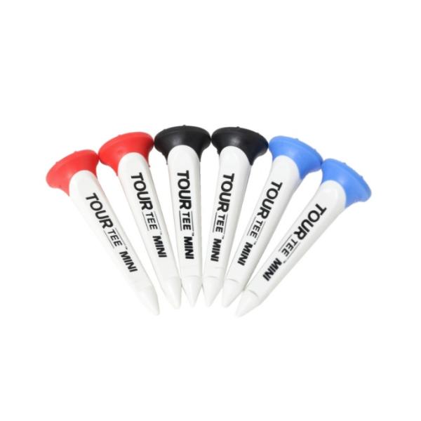 TOUR TEE MINI は、標準の TOUR TEE を大幅に短縮したバージョンです。この短いティーは、フェアウェイウッドとアイアンで使用するために特別に設計されています。■特徴：ティーの上部にある小さな隆起が低スピンの打ち出しを生み出...