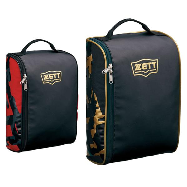 間口が大きく開くファスナー仕様でシューズの出し入れがしやすい。■カラー：6419(レッド/ブラック)、1982(ブラック/ゴールド)■サイズ：長さ32×高さ12×幅21cm■素材：ポリエステル■容量：1足入■原産国：中国検索ワード：バック ...