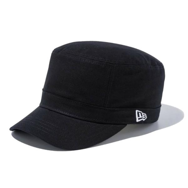 シルエットはやや深めのシルエットが特徴的なワーク、ミリタリーテイストの定番キャップWM-01。ニューエラ定番の9オンスのダックキャンバス生地を採用。サイズ調整のない仕様で、約1cm刻みのサイズ展開です。■カラー：ブラック( ブラック ホワイ...