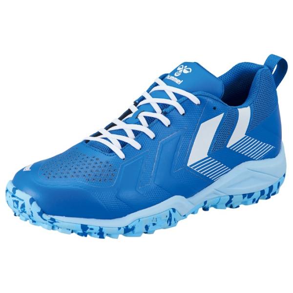 クッション性に優れたアウトコート用ハンドボールシューズ。アッパー素材にメッシュを使用した軽量性が特徴。■カラー：BL/WH■サイズ：24.0〜27.5cm■素材：アッパー/合成繊維×人工皮革ミッドソール/合成樹脂アウトソール/ゴム■原産国：...