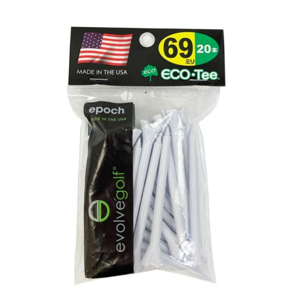 ECOティーの素材は麦主体の炭水化物。折れて土中に残っても微生物により完全に分解されます。また燃やしても有害物質が発生しないので既存のプラスチック製ティーと比べると環境への負荷が少ないと考えます。エボルブゴルフは、世界で初めて生分解性のティ...