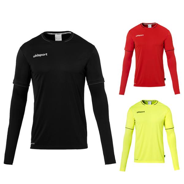 上腕・肩口がダブルレイヤー構造になっている、フィット感の高いゴールキーパーシャツ。肘には動きやすいようにプリントガードを採用。■カラー：01(BK) / ブラック×アンスラ04(RD) / レッド×ブラック07(YE) / フローイエロー×...