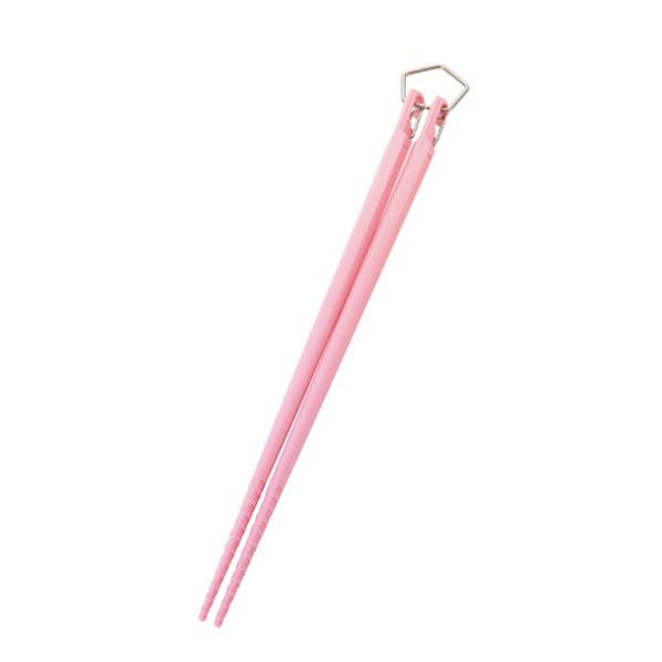 色分けで使えるカラフルな箸シリーズ■カラー：パステルピンク■サイズ：全長/約23.4cm※製品によって仕上りサイズに多少の誤差がありますのでご了承下さい。■重量：約21g ( リングを除く )■素材：本体/PBT樹脂 ( ガラス繊維入り )...