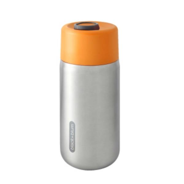 ■カラー：オレンジ■容量：約340ml■サイズ： ( 約 ) 高さ16.5cm×直径7.2cm※製品によって仕上りサイズに多少の誤差がありますのでご了承下さい。■重量：約244g■素材：本体/ステンレススチール、シリコン蓋 ( パーツ込み ...