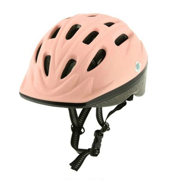 自転車用SG規格／製品安全基準合格品軽くて丈夫なソフトシェルを採用しています。アジャスターダイヤル付きで、簡単にサイズ調整が可能です。あごひもにはヘルメットの着脱が簡単な「ワンタッチバックル」を採用。■カラー：ミルキーピンク■サイズ：Sサイ...