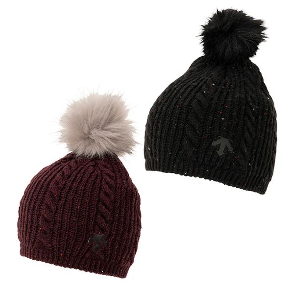 ■カラー：BLK、DCR■サイズ：F(頭周り/44cm、高さ/23.5cm)※製品によって仕上がりサイズに多少の誤差がありますのでご了承ください。■素材：本体:アクリル  ナイロン  毛【その他】表側上部:綿  アクリル裏側下部:アクリル ...