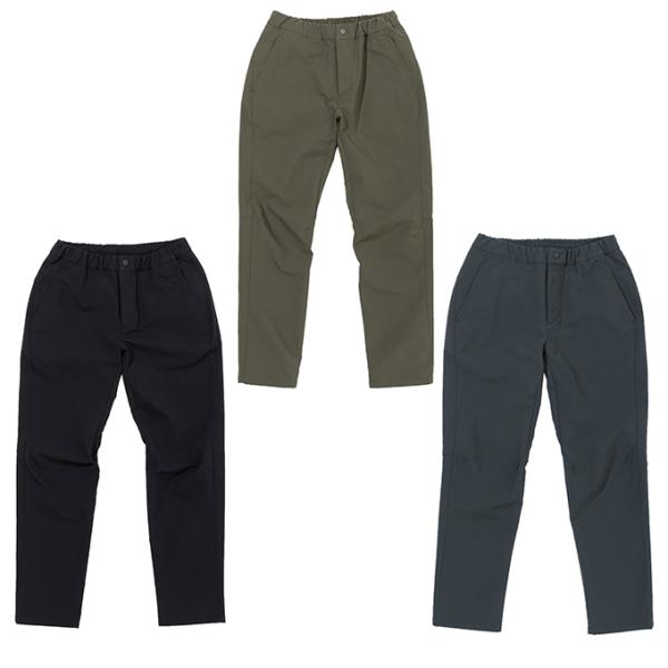 ■カラー：BLACK、KHAKI、CHARCOAL■サイズ(cm)：S ( ウエスト(ゴム上がり)/63、股上/24、内股下/68、渡り幅/30.5、裾幅/16 )M ( ウエスト(ゴム上がり)/66、股上/25、内股下/69、渡り幅/31...