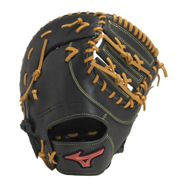 レッドは「パワー」、一般用はしっかりとした仕様で、力強さが手に入る。■カラー：0949 ( ブラック×コルク )■利き手：右投げ用 ( LH )、左投げ用 ( RH )■素材：受球面、背面/クレストハイド（天然皮革/牛革）■特長：・力を伝え...