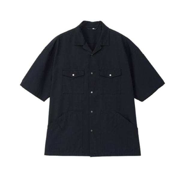 ■カラー：K( ブラック )■サイズ：S、M、L、XL■素材：Paper Yarn Cloth(綿52％、ポリエステル37％、分類外繊維(紙)11％)■特徴：・UV CARE日常生活に対応。UVカット性能：UPF15-30、UVカット率85...