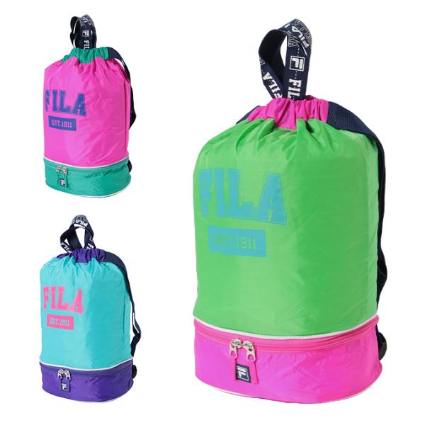 ■カラー：LIM、PK、TQ■サイズ：F■素材：ナイロン100%■原産国：ミャンマー検索ワード：プールバッグ ビーチバッグ かばん 鞄