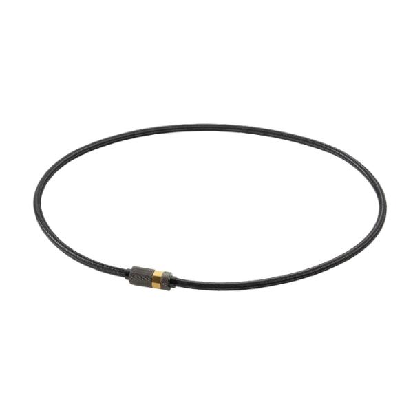 装飾を削ぎ落した無骨なデザイン■カラー：BK/GD■サイズ：50cm検索ワード：健康グッズ ブレスレット 疲労回復