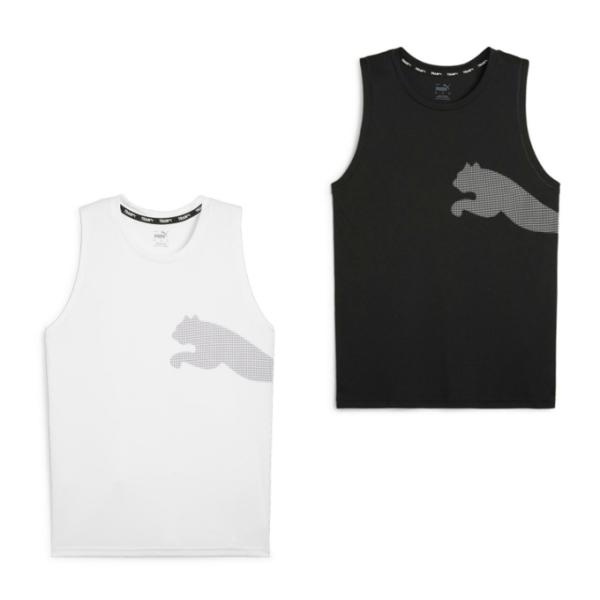 PUMA独自の吸汗速乾性に優れたDRYCELLテクノロジー、大きく入ったCATロゴグラフィックが特徴的なマルチパーパストレーニング用タンクです。■カラー：01BK、02WH■サイズ：S ( バスト/92cm、肩幅/29cm、すそ周り/90c...