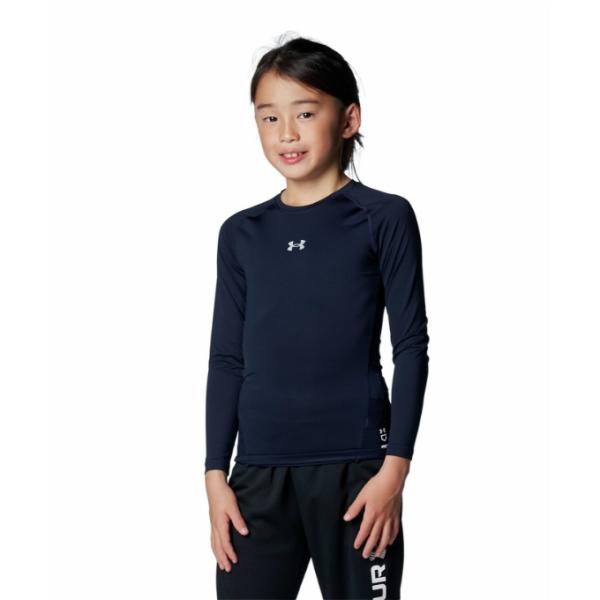 ■カラー：410( Midnight Navy )■サイズ：YSM、YMD、YLG、YXL■フィット：Compression■ギア：HeatGear■素材：ポリエステル84％、ポリウレタン16％■生産国：カンボジア■機能：HEATGEARA...