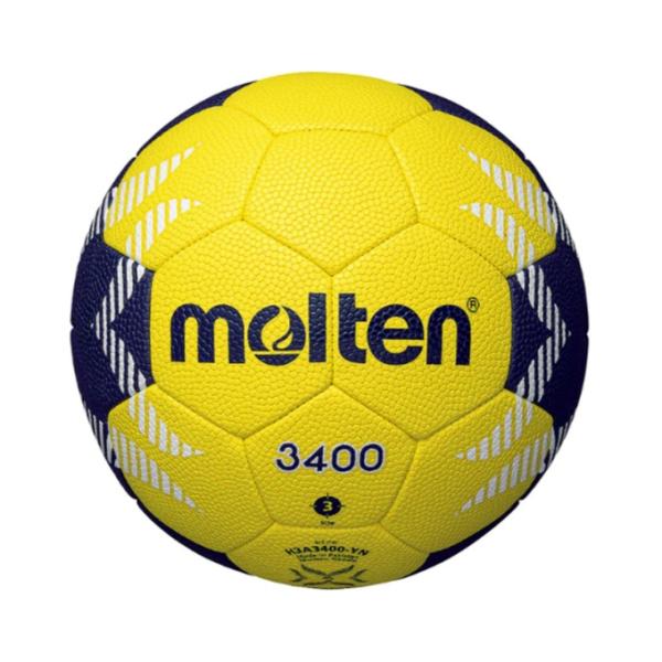 使用環境を問わない握りやすいハンドボール■カラー：イエロー × ネイビー■サイズ：3号球 ( 直径約19cm )■重量：約450g■素材：人工皮革■製法：縫い■対象：高校生以上男子■推奨使用環境：屋外、屋内■特長：ラテックスチューブ従来より...