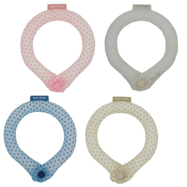 ■カラー：ピンク、ブルー、ベージュ、ホワイト■サイズ：M■内周(ｃm)：28■重量：95±10g検索ワード：ペット 犬 猫 首輪 散歩 熱中症 保冷 SUO リング クールリング いぬ 冷却 首 首輪 4570171322356 45701...