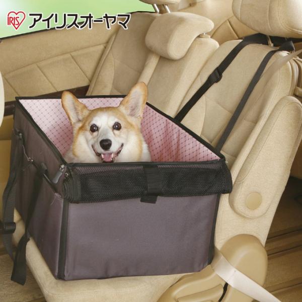 折りたたみ式で組立・収納が簡単！持ち運びにも便利表は防水、裏は撥水加工で汚れもさっと拭きとれます■カラー：ピンク■サイズ(mm/W×D×H)：630×430×330■特徴：・簡易キャリーとして使える・メッシュふたを追加飛び出し防止用にメッシ...