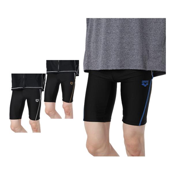 ■カラー：BKSL、BKBL、BKGD■サイズ：M、L、O■素材：ポリエステル、ポリウレタン■着用サイズ：L ( 身長/180cm ) ※返品不可となります。検索ワード：スイムウェア フィットネス用水着