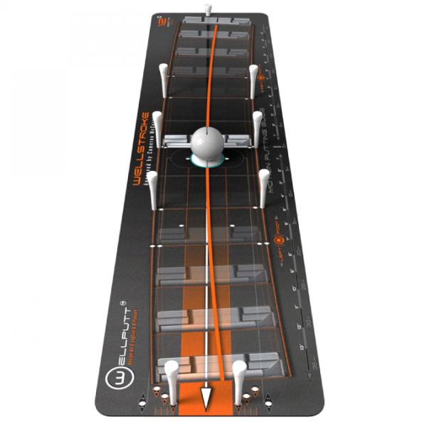 Wellstrokeは自身のパッティングを見直し、正しく修繕するためのトレーニングツールです。他製品同様、キャメロン・マコーミック氏監修のシンプルながらも高精度のデザインで、正しいボールとのコンタクト、タッチ、方向性が身につきます。また、使...