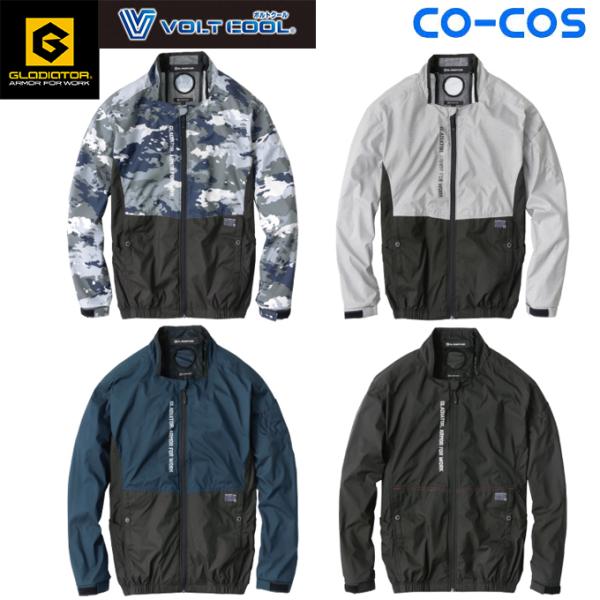 冷却装置ペルチェデバイスを取り付けられる空調ウェア。1台のモバイルバッテリーでファンとペルチェデバイスを同時に使用できます。■カラー：ブラック、グレーカモ、モクグレー、ネイビー■サイズ(cm)：XS ( 胸囲/108、肩幅/43、袖丈/53...