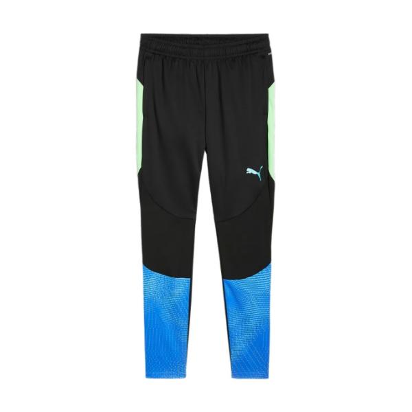 INDIVIDUALコレクションよりトレーニングパンツが登場。■カラー：02 ( BK/BL ) ( PUMA Black-Fizzy Apple )■サイズ：S ( すそ周り/24cm、もも渡り/52cm、ウエスト/67cm、ヒップ/90...
