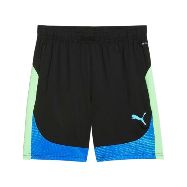 INDIVIDUALコレクションよりショーツが登場。■カラー：02 ( BK/BL ) ( PUMA Black-Fizzy Apple )■サイズ：S ( すそ周り/56cm、もも渡り/60cm、ウエスト/68cm、ヒップ/94cm、股下...