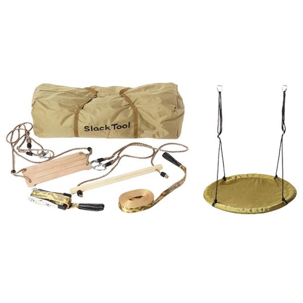 キャンパーに人気!ツリースイングを楽しもう!「ツリースイング」とは、アメリカで人気を集めた、自然のなかの好きな場所にブランコがセッティングできる外遊びグッズです。 高い位置にセッティングすると、ブランコ・うんてい・秘密基地 のような楽しいア...