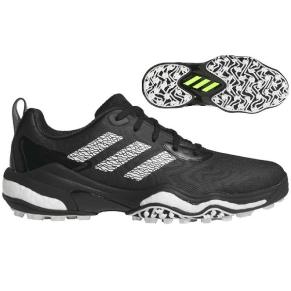 日本史上でもっとも売れたスパイクレスシューズ、コードカオスシリーズが2年ぶりにフルモデルチェンジ。adidas最高峰のツアースパイクレスパフォーマンスを追求して開発されたコードカオス25は前作のコードカオス22の性能全てが更にエレベートされ...