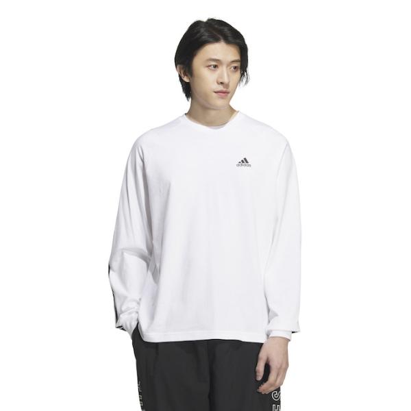 ワーディングパック ルーズフィット シングルジャージー 長袖Tシャツぶらぶらしながら、ゆっくりと一つずつ用事をこなしたい日のいい相棒となる、オールラウンドに活躍する長袖Tシャツが登場。■カラー：WH ( ホワイト JG8588 )■サイズ(...