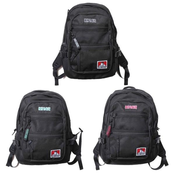 ■カラー：BLK/GRN、BLK/RED、BLK/WHT■重量：32L■サイズ(約cm)：幅/32、奥行/22、高さ/46■素材：POLYESTER 100%■原産国：中国■付属品：ミニロゴテープ付属■特徴：・メインスペースはたっぷり収納に...