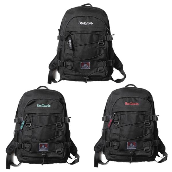 メッシュポケットが目をひく、ストリートライクなコードつきデイパック。約31L入る収納力も魅力的です。生地には撥水加工も施されています。■カラー：BLK/GRN、BLK/RED、BLK/WHT■容量：31L■サイズ(約cm)：幅/32、奥行/...