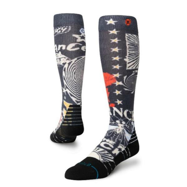 通気性の良いメッシュを使いドライで快適な履き心地を実現しました。スタンスのスノーボード、スキー専用ソックスは、磨耗の激しいつま先とかかと部分には、スタンス独自の優れた耐久性を持つ新素材 インフィニット を採用。通常のモデルより5倍の耐久性を...