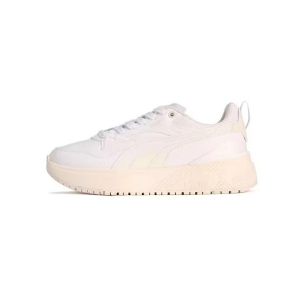ストリートでもトレイルでも、あなたのスタイルステートメントとなるR78Disrupt。■カラー：WHITE ( PUMA White-Warm White-Feather Gray )■サイズ：22.5cm 〜 25.0cm■ヒール高：3c...