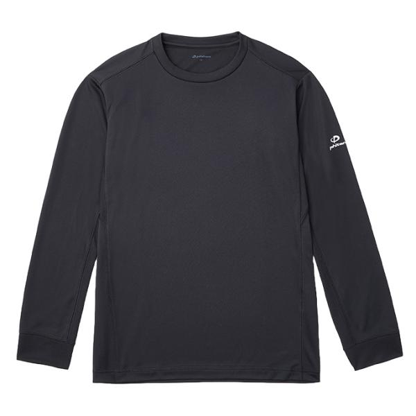 リラックスと着心地を追求したRAKUシャツをリニューアル。人の身体に合わせた縫製を採用し、腕周りの動きをサポート。ハイマルチポリエステルを採用し、風合いやわらか。優れた速乾性。■カラー：BK■サイズ：S ( 身幅/50.5cm、身丈/65c...