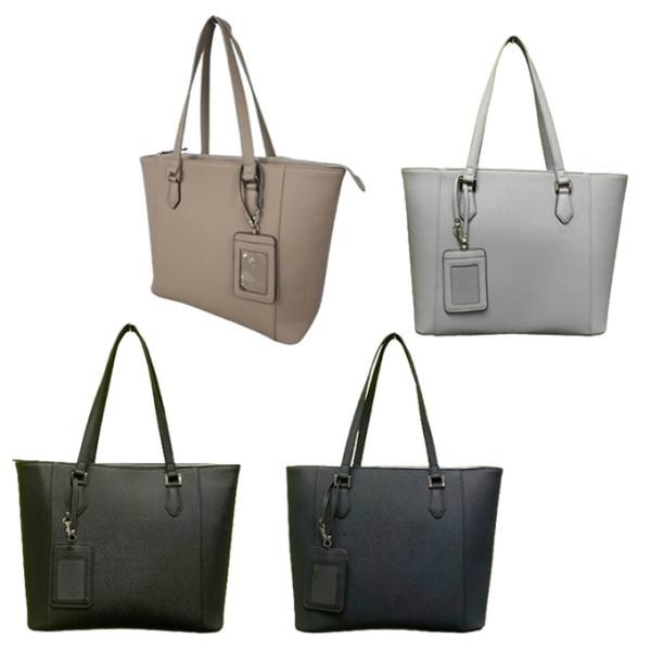 ビジネスシーンでも、日常使いでも、気軽に使える便利なトートバッグ！A４ファイルはもちろん、パソコンも収納可能です。安心な底鋲付きです。■カラー：BK(ブラック)、GR（グレー）、BE（ベージュ）、BL（ブルー）■サイズ：41×14×29cm...